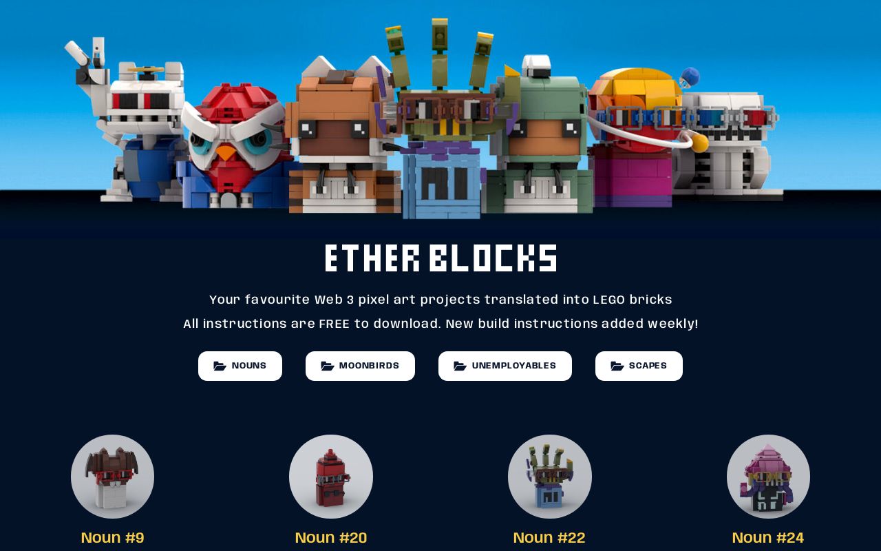 Ether Blocks